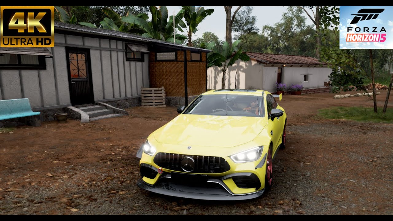 MERCEDES AMG GT4 DOOR COUPE [ FORZA HORIZON 5 ] GAMEPLAY 4K 60FPS# ...