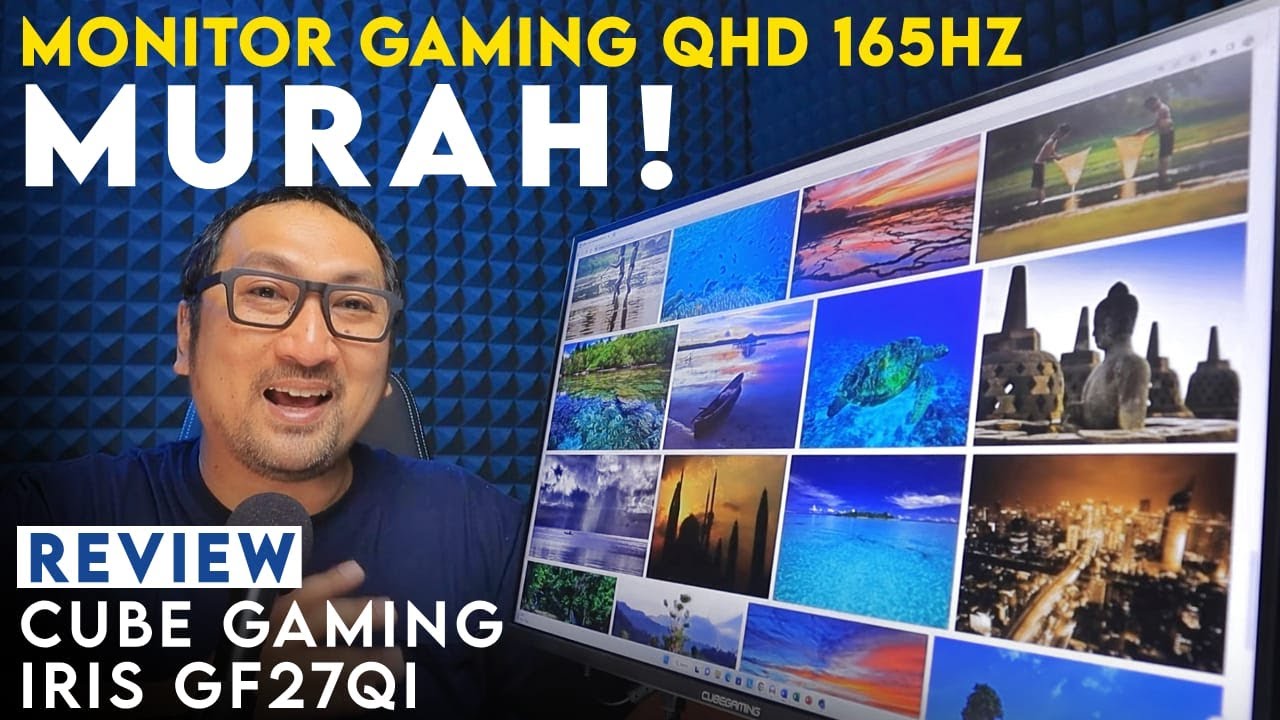 Monitor Gaming Terjangkau dari Cube Gaming, IPS QHD 165 Hz: Review Cube Gaming IRIS GF27QI - YouTube