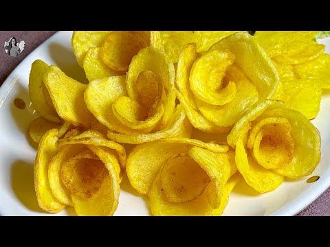Potato Chips Flower Recipe SHOCKS Even the Pros! - YouTube