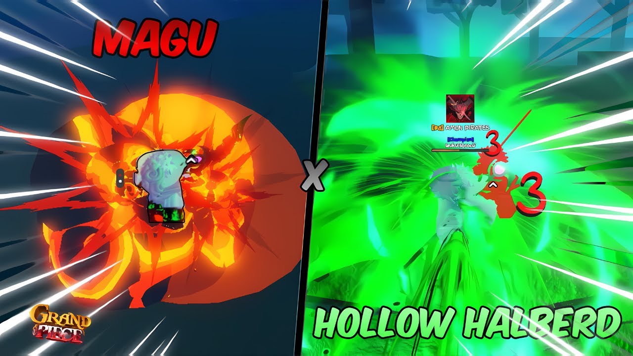 [GPO] Magu X Hollow Halberd Is INSANE... | 12K DMG - YouTube