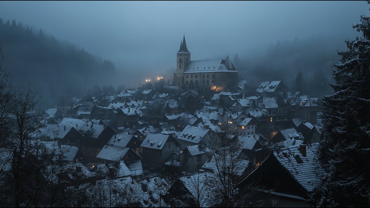 Sleep Soundly In A Blizzard: Aesthetic Village Asmr With Howling Winds ...