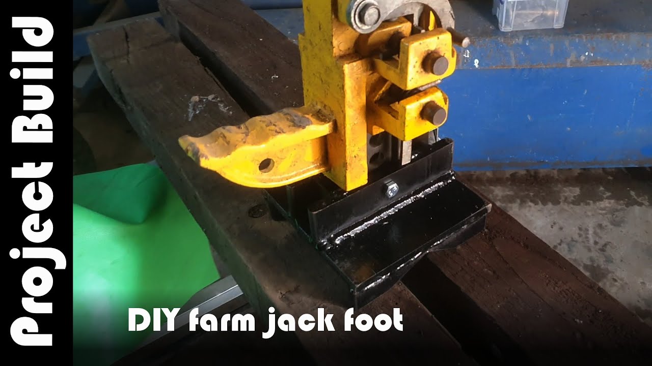 DIY Farm Jack foot - YouTube