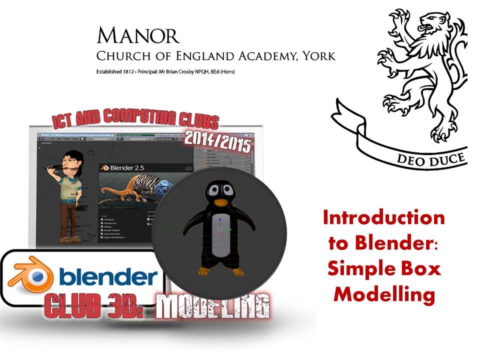Club3D: Blender tutorial for beginners: Penguin - YouTube