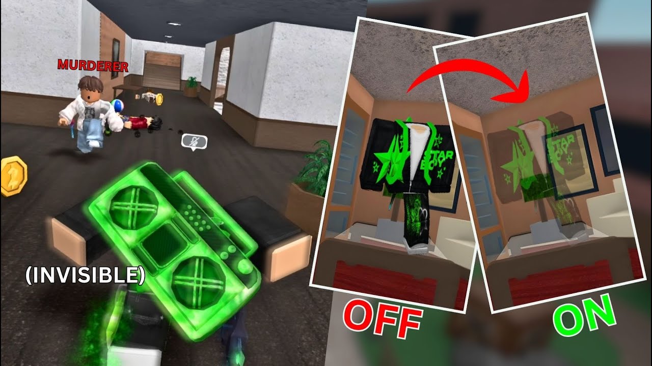 HOW TO DO THE ROBLOX MM2 INVISIBLE GLITCH (ROBLOX MURDER MYSTERY 2 ...