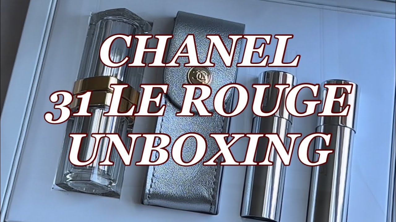 CHANEL 31 LE ROUGE UNBOXING - YouTube