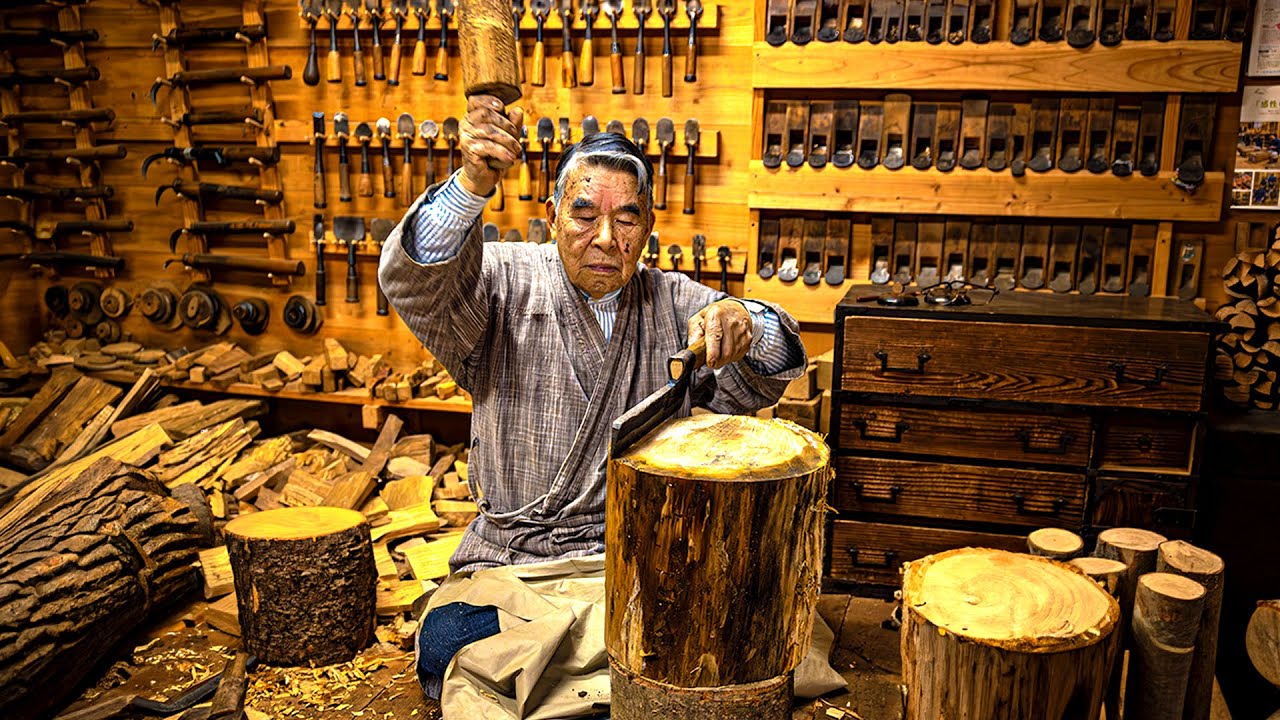 How Japanese Wooden Ladles Are Made. This 87-Year-Old Craftsman Has ...
