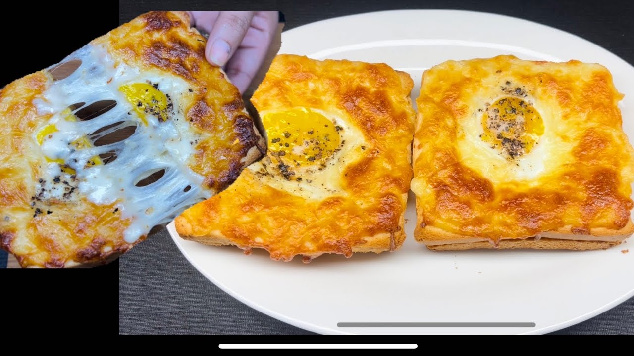 Crispy Egg Cheese Toast | delicious and easy breakfast recipe ! - YouTube