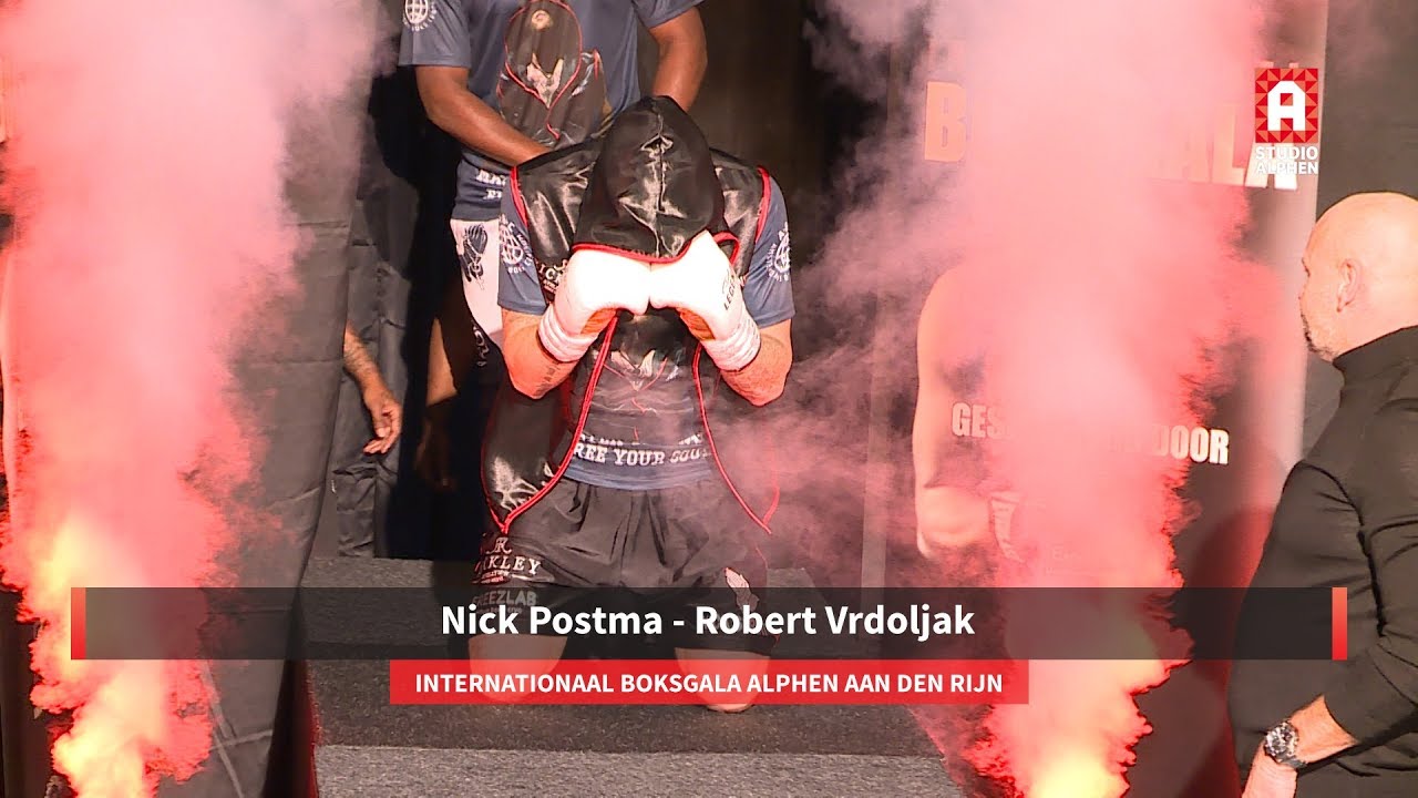 Boksgala Alphen: Nick Postma - Robert Vrdoljak - YouTube