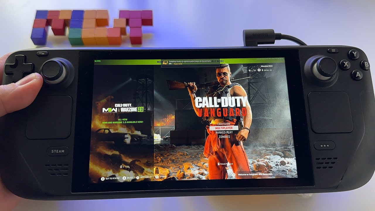 Call of Duty: Vanguard - Steam Deck gameplay (Steam store version ...