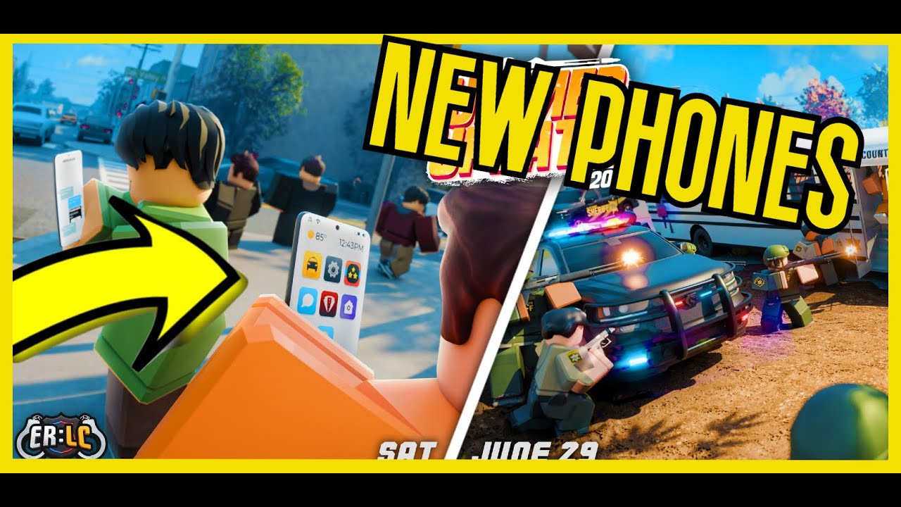 New PHONES! ERLC Summer update 2024 #1 - YouTube