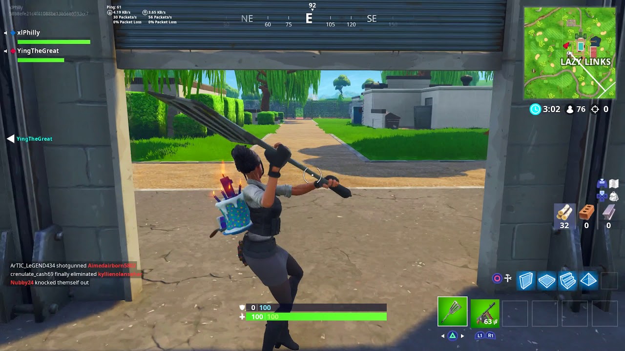 *NEW* PATTY WHACKER FORTNITE PICKAXE SOUND EFFECTS GAMEPLAY! @XLPHILLY ...