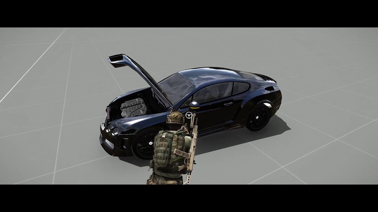 ARMA 3 Development - Undercover Bentley Continental WIP - YouTube