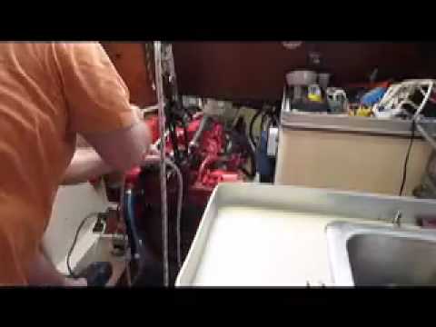 Installing a Diesel Engine In A Sailboat - YouTube