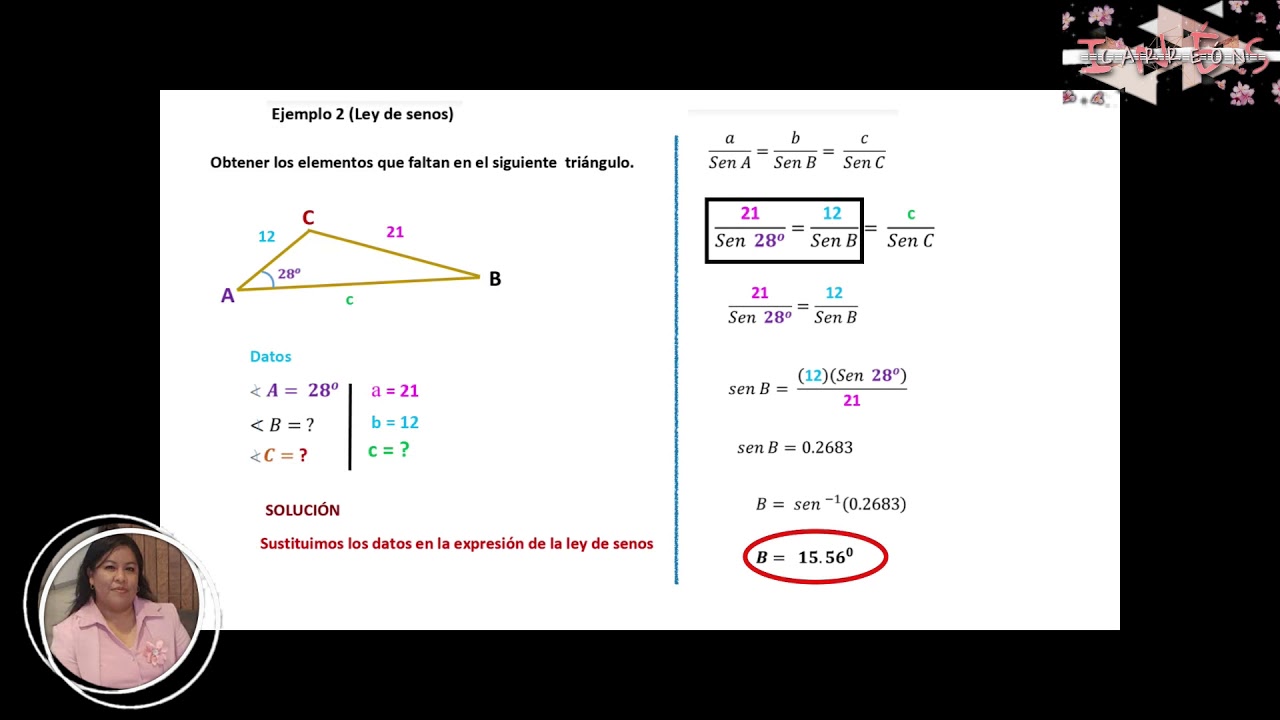 Leyes de Senos y Cosenos - YouTube