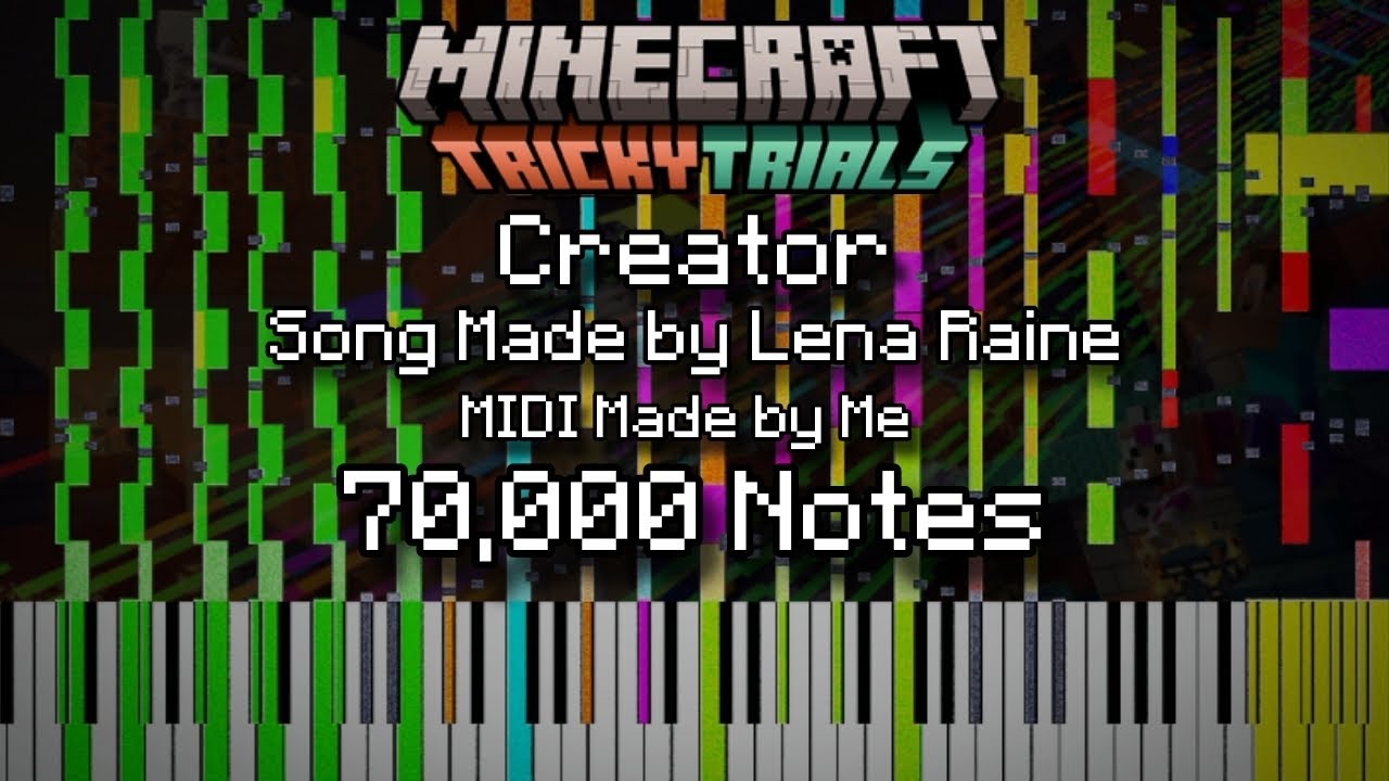 [Black MIDI] Lena Raine - Creator ~ 70k Notes | ZionBD MIDI - YouTube