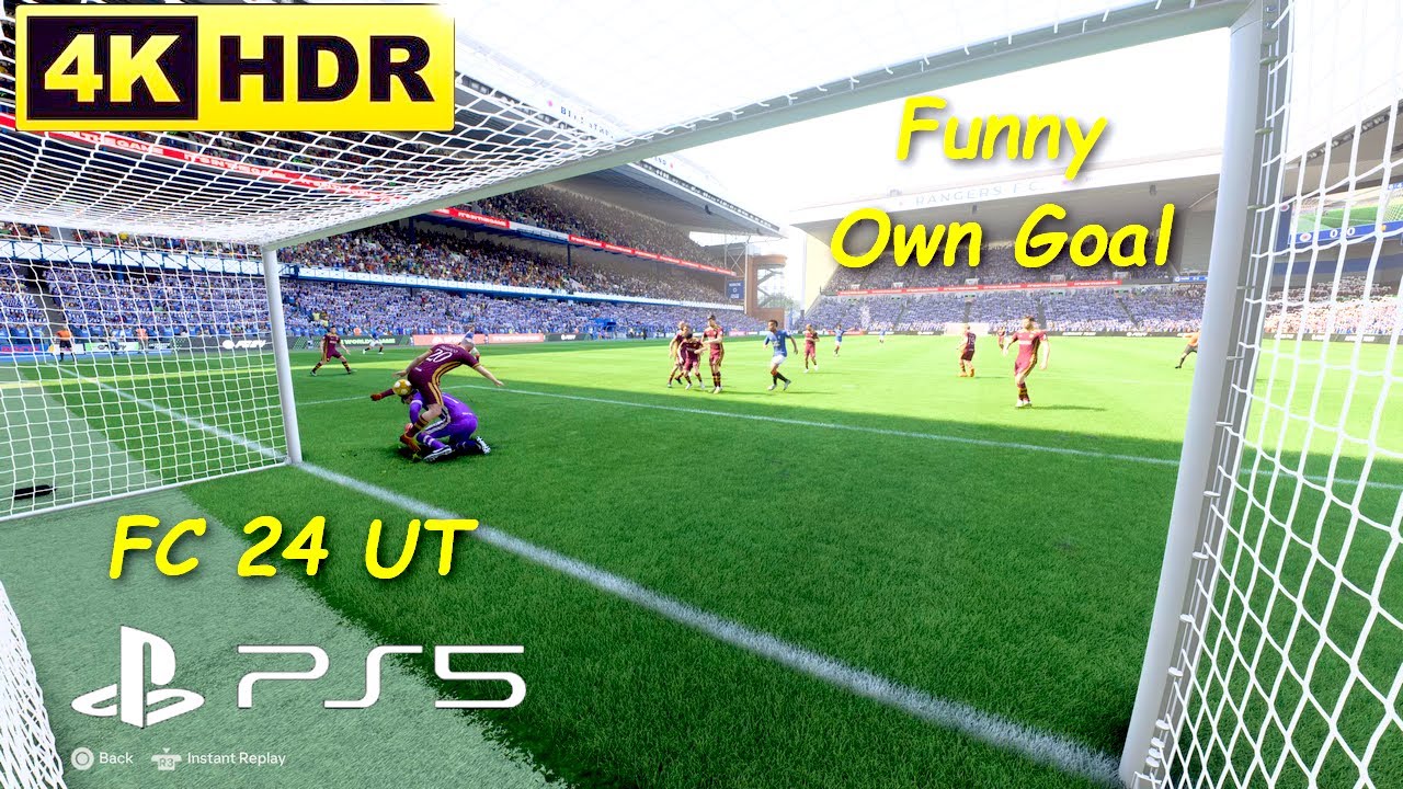 FC 24 Ultimate Team Rivals, Funny Own Goal (PS5 UHD 4K 60FPS HDR) - YouTube