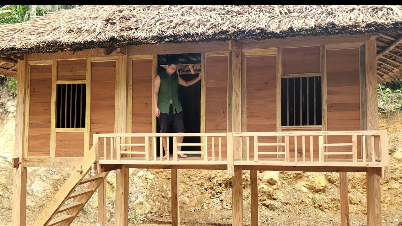 Build a beautiful wooden house Make a very beautiful railing stairs for ...