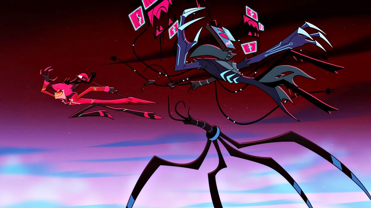 Alastor vs Vox | Final Battle (Hazbin Hotel 2x8) - YouTube