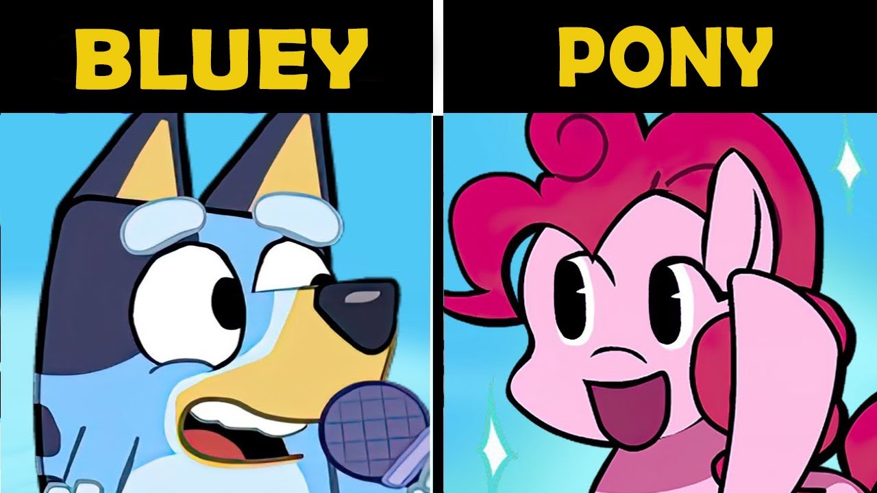 "Smile Song" - Bluey vs My Little Pony | FNF Mods - YouTube