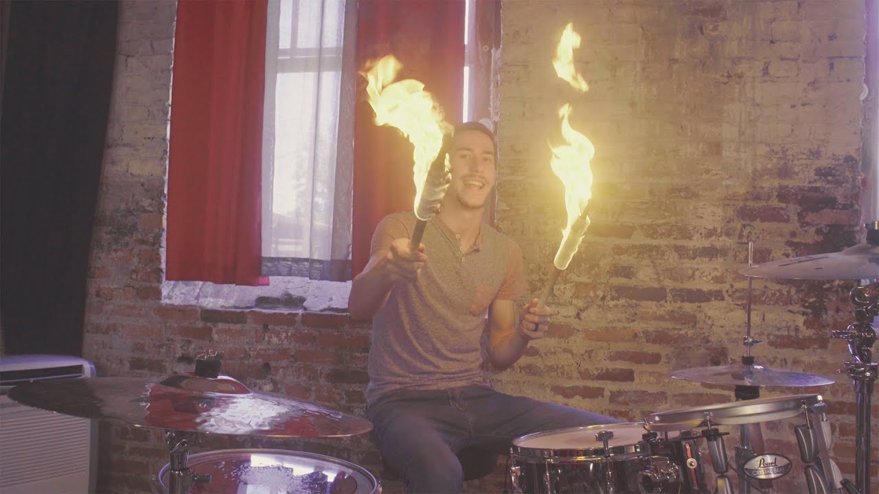 1,000,000 Subscribers is FIRE! (4K FIRE DRUMMING!) - YouTube