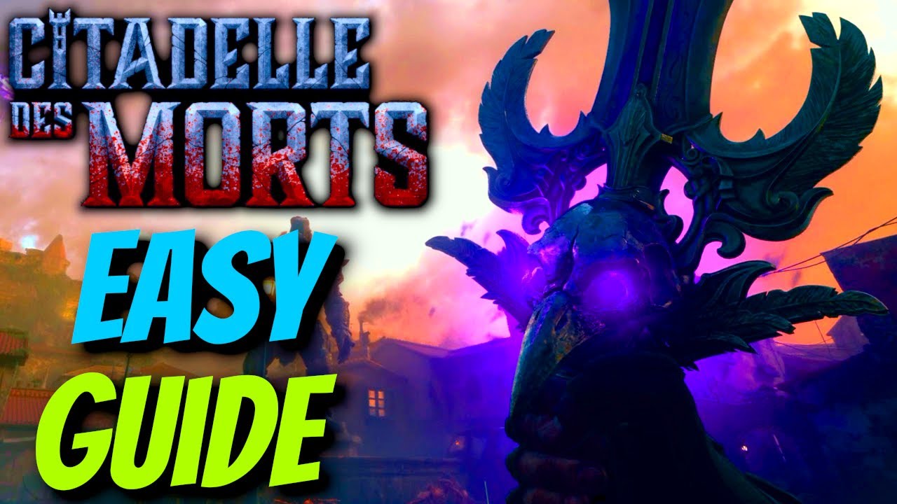 BO6 Zombies RAVEN SWORD UPGRADE - Citadelle Des Morts EASY GUIDE - YouTube