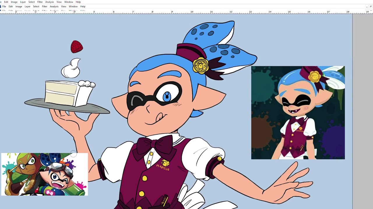 splatoon speedpaint - YouTube