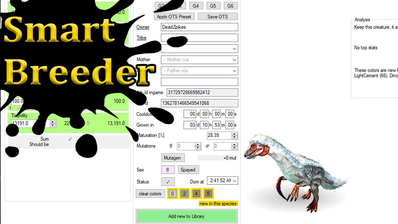How to use Ark Smart Breeder Ark Survival Ascended ASB - YouTube