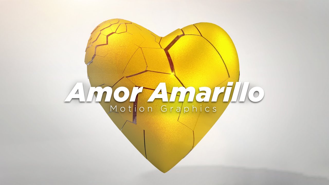Amor Amarillo, Gustavo Cerati - Motion Graphics - YouTube