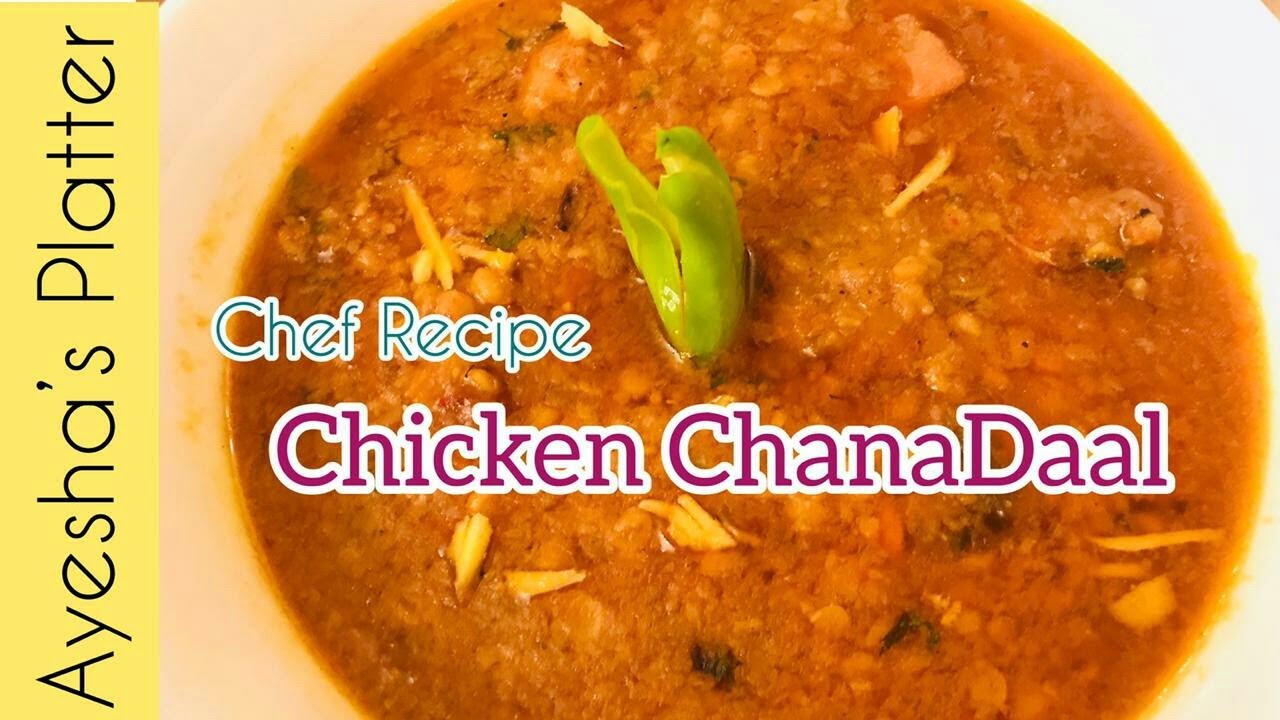 How to make Chicken Channa daal- Restaurant Style - Chef Special recipe ...