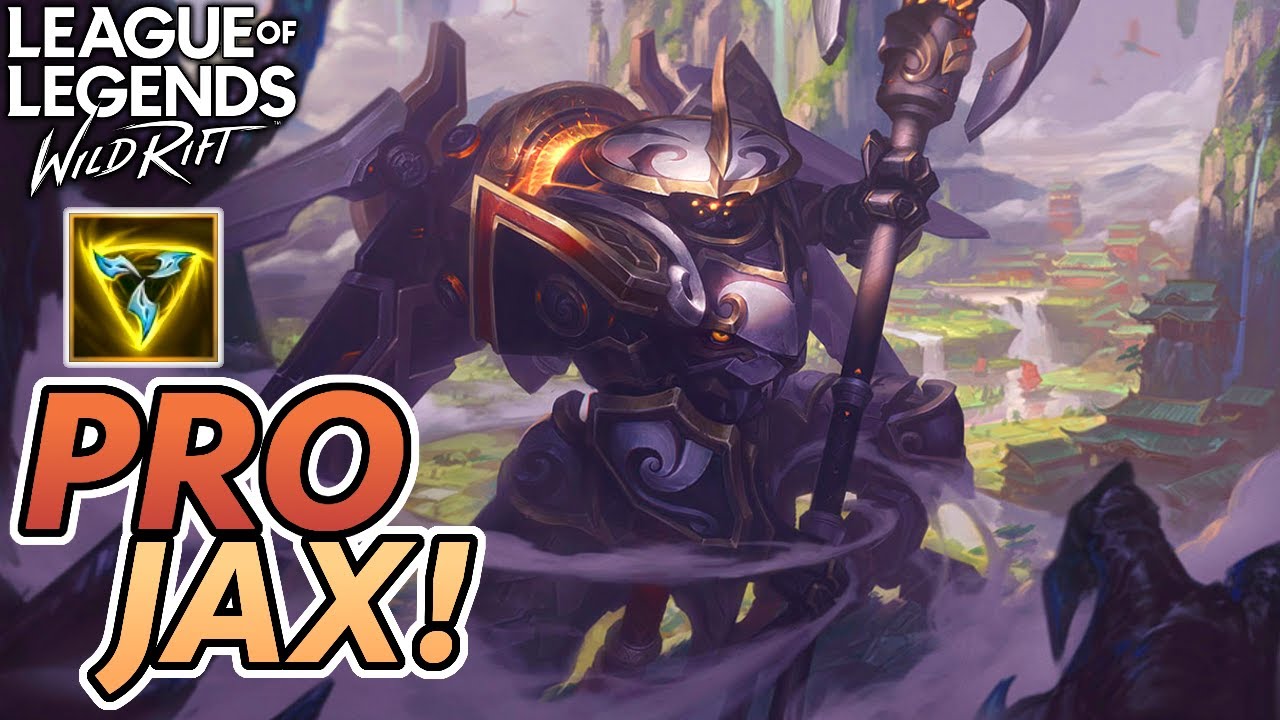 LOL Pro Plays Jax in Wild Rift! (So OP) - YouTube