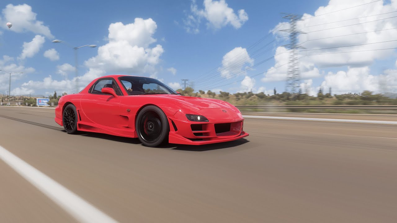 Driving 600hp Mazda RX7 In Forza Horizon 5 - YouTube