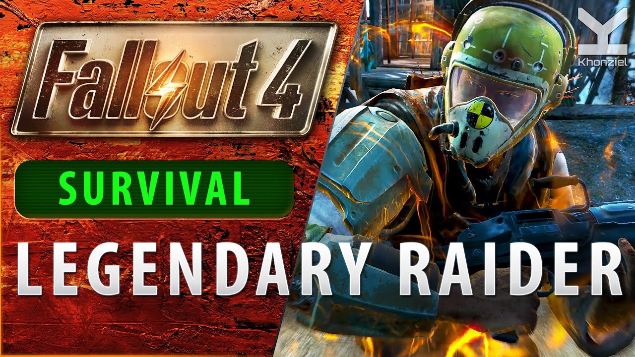 Fallout 4 - Legendary Raider - SURVIVAL - Lynn Woods - YouTube
