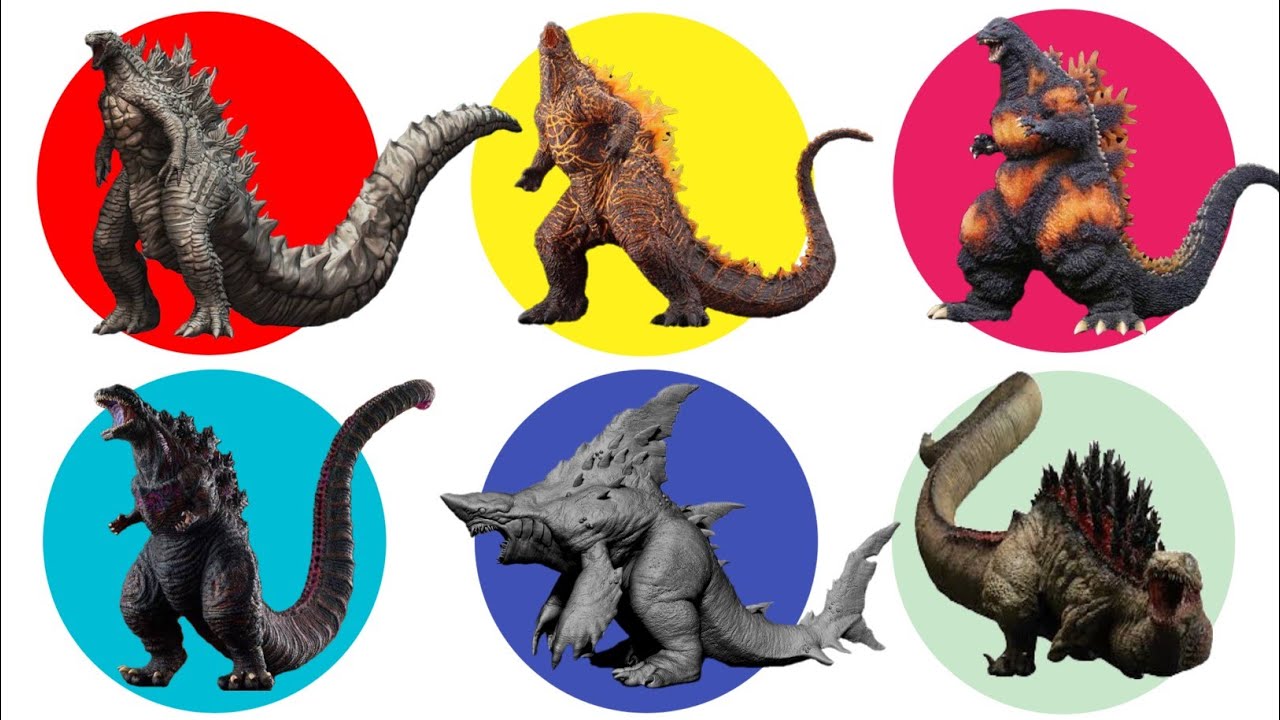 Godzilla Legendary,Burning Godzilla,Shin Godzilla,Sharkzilla,Kamata Kun ...