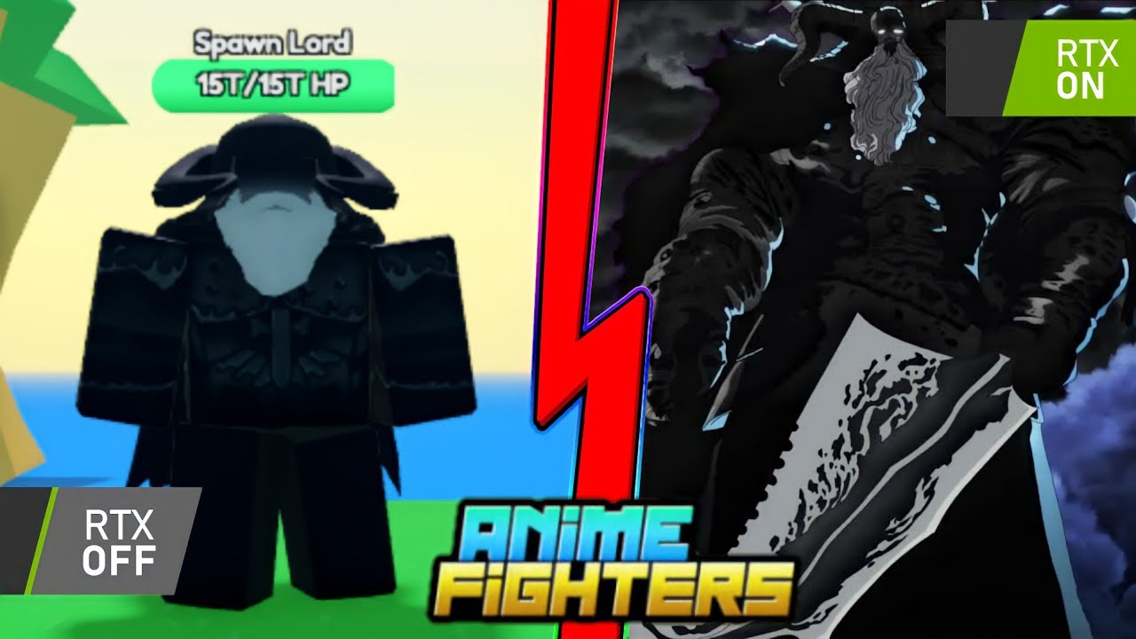 USEI RTX NO ANIME FIGHTERS E FICOU MUITO REALISTA - YouTube