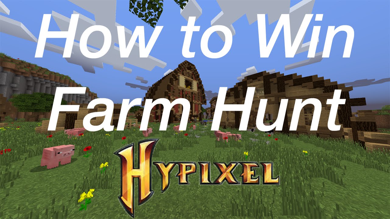 Win as an Animal on Farm Hunt - Hypixel Minigame Guides - YouTube