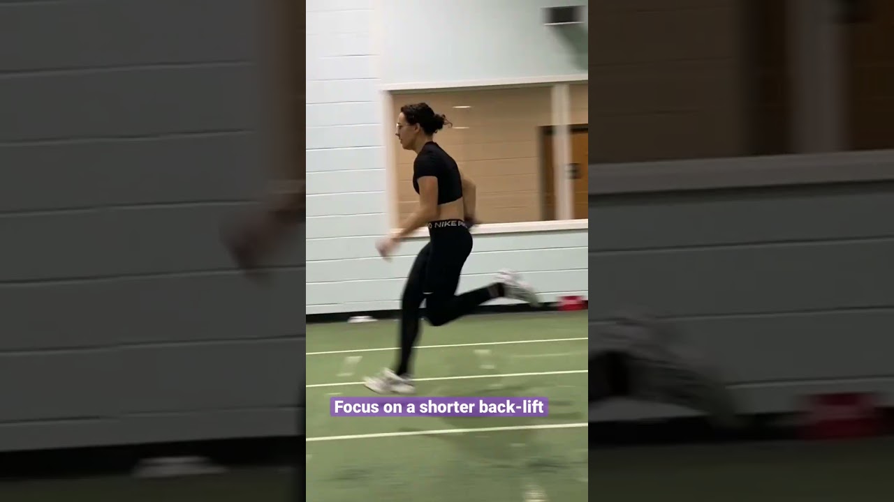 JUMPS COACH: TRY THIS TO SPRINT FASTER - lower back lift = more hammer ...