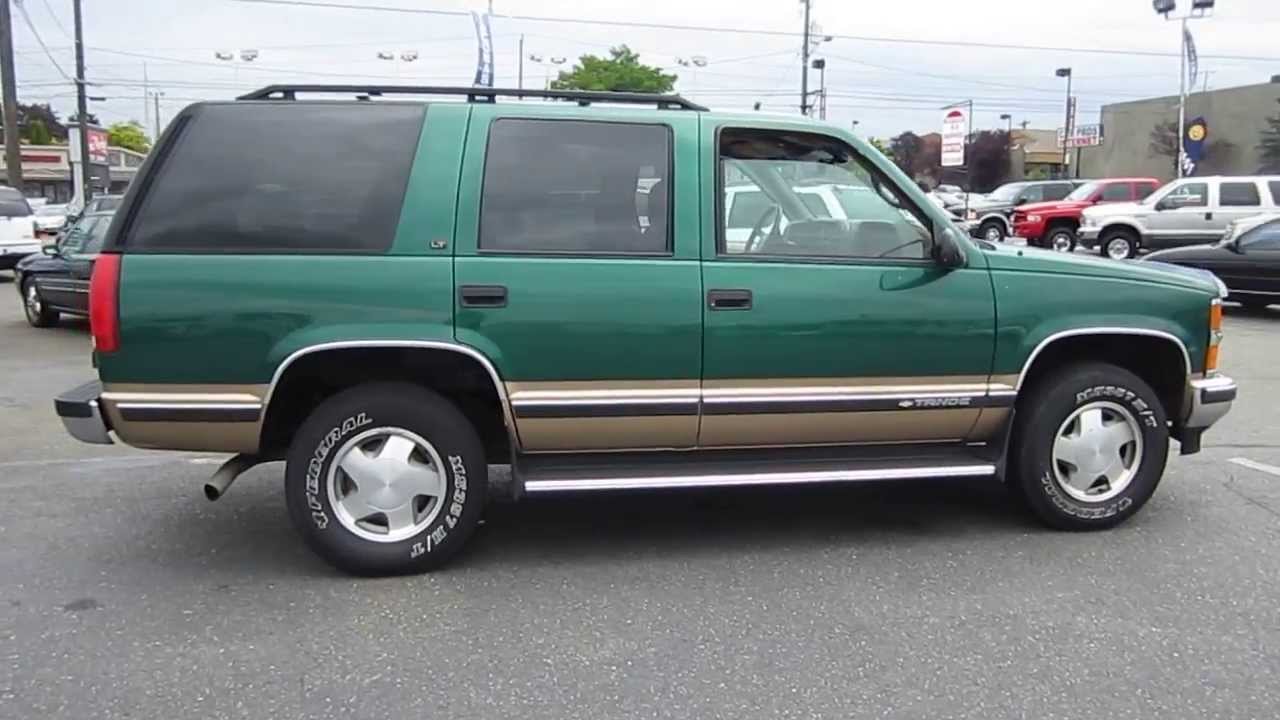1999 Chevrolet Tahoe, Green - STOCK# 11116 - YouTube