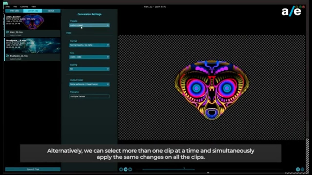 Resolume: Codec DXV e Alley. - YouTube