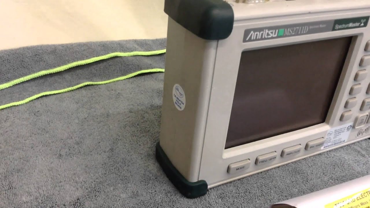 Anritsu MS2711D (20 Hz to 7 GHz) Spectrum Analyzer Overview (For Sale ...