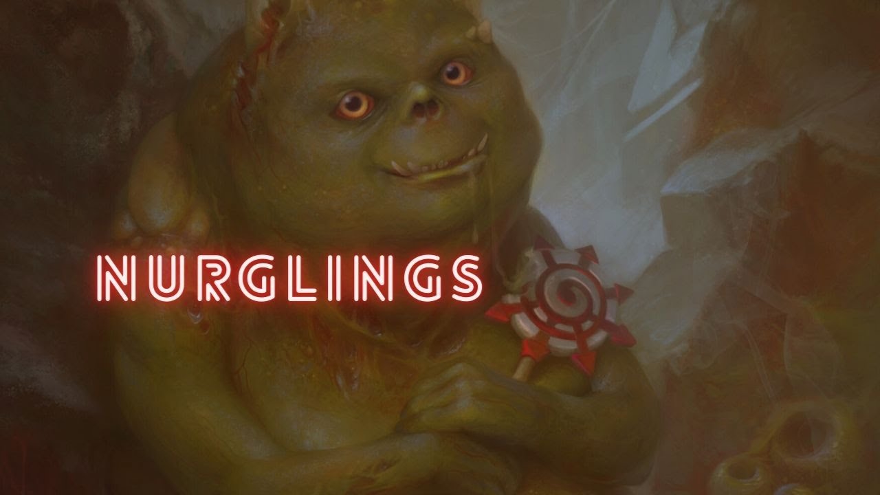 Warhammer 40k Facts Nurglings Daemon Nurgle Chaos Daemon - YouTube