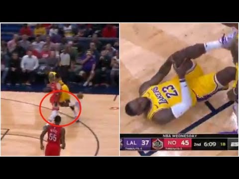 SCARY MOMENT FOR LeBron James，Almost Injured！ - YouTube
