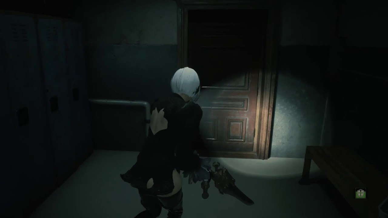 RESIDENT EVIL2/BIOHAZARD RE:2 NieR:Automata MOD sample - YouTube