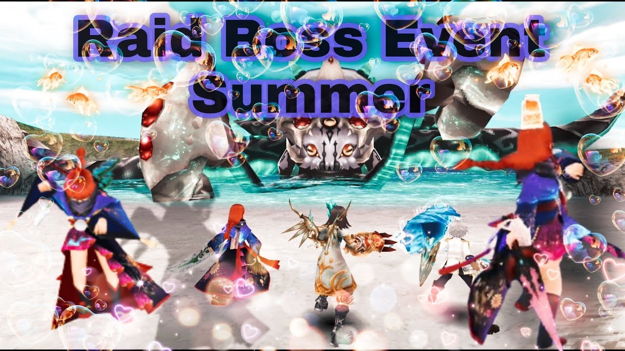 Toram Online - New Boss Raid Event Summer Gigantic Octopus - YouTube