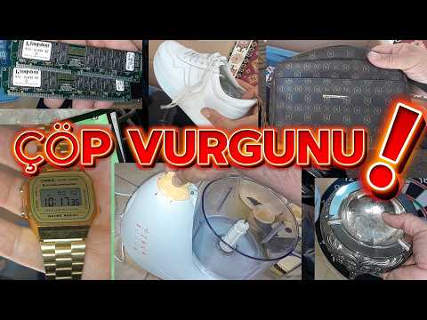 ÇÖP VURGUNU❗  Çöpten Çıkan Eşyalar Kaç Para Eder❓