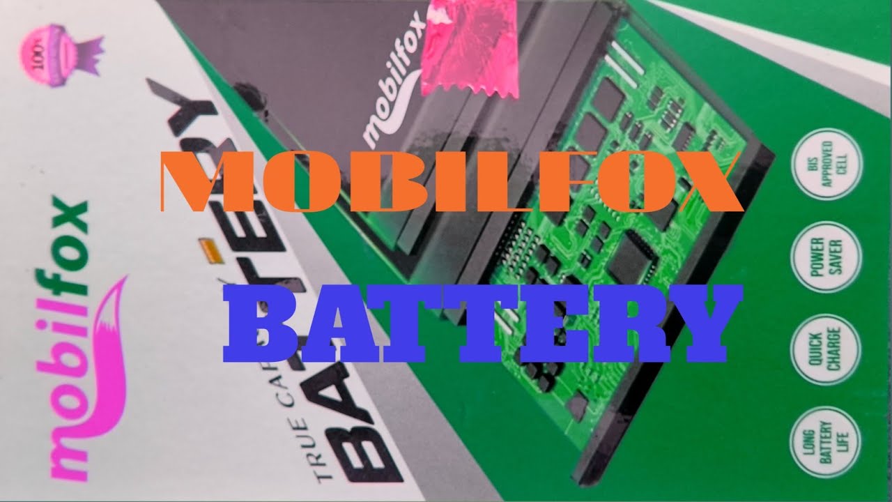 MOBILFOX BATTERY💥 - YouTube