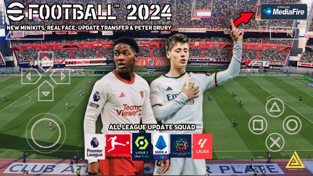 eFootball PES PPSSPP 2024 Graphics HD Android Offline Real Face New ...