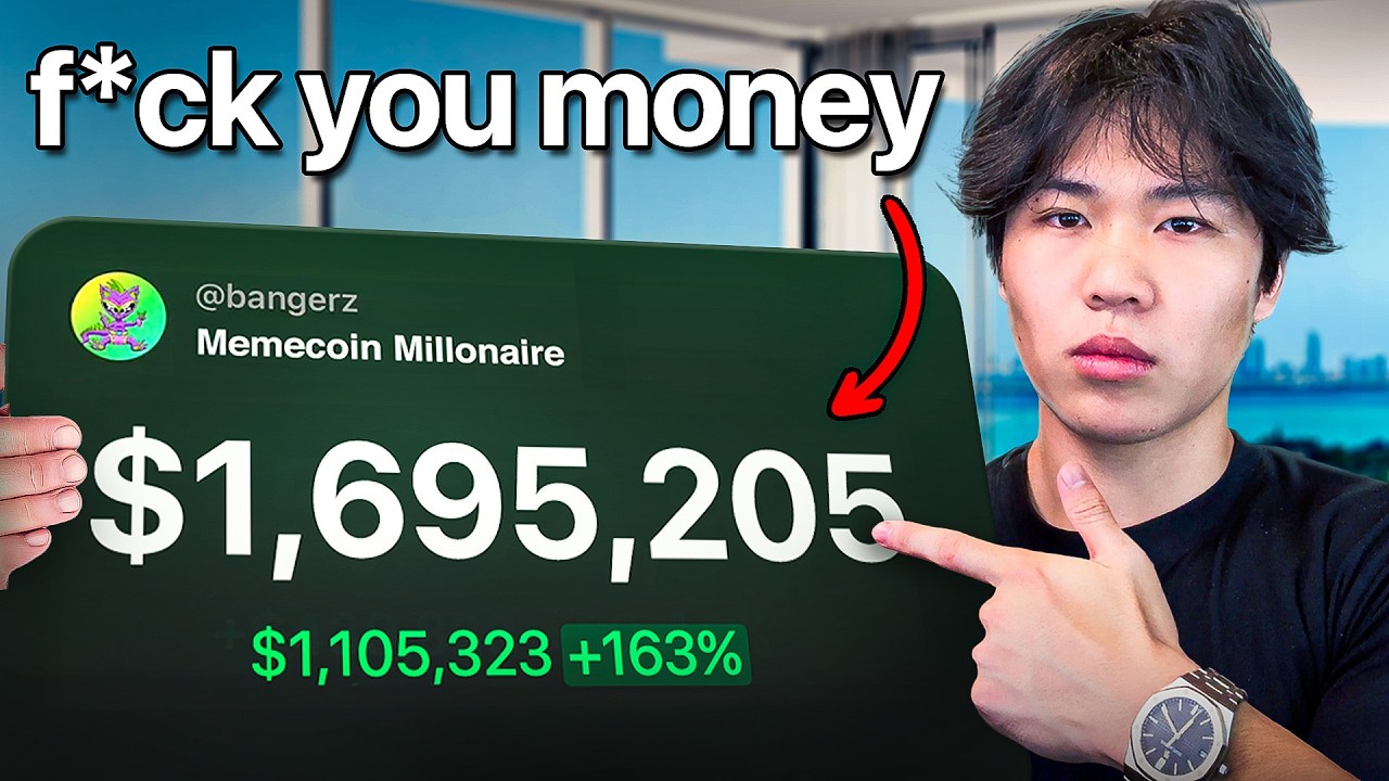 How To Make F**K You Money Trading Crypto Memecoins - YouTube