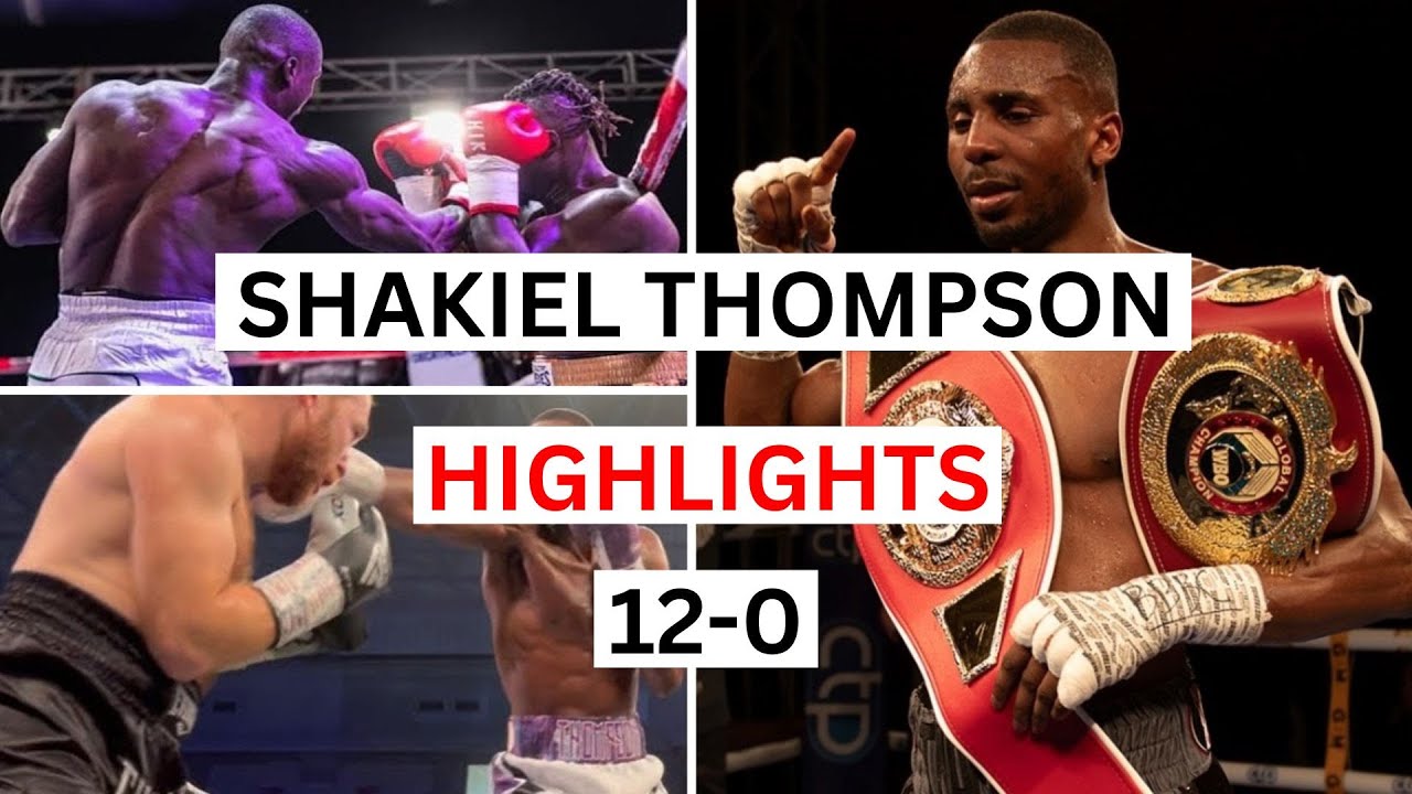 Shakiel Thompson (12-0) Highlights & Knockouts - YouTube