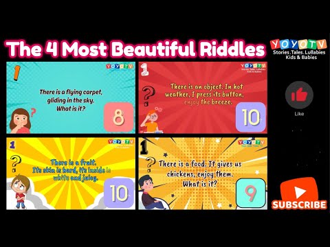 4 Favorite Riddle Sets Together. A Total of 40 Riddles Nonstop, Back-to ...