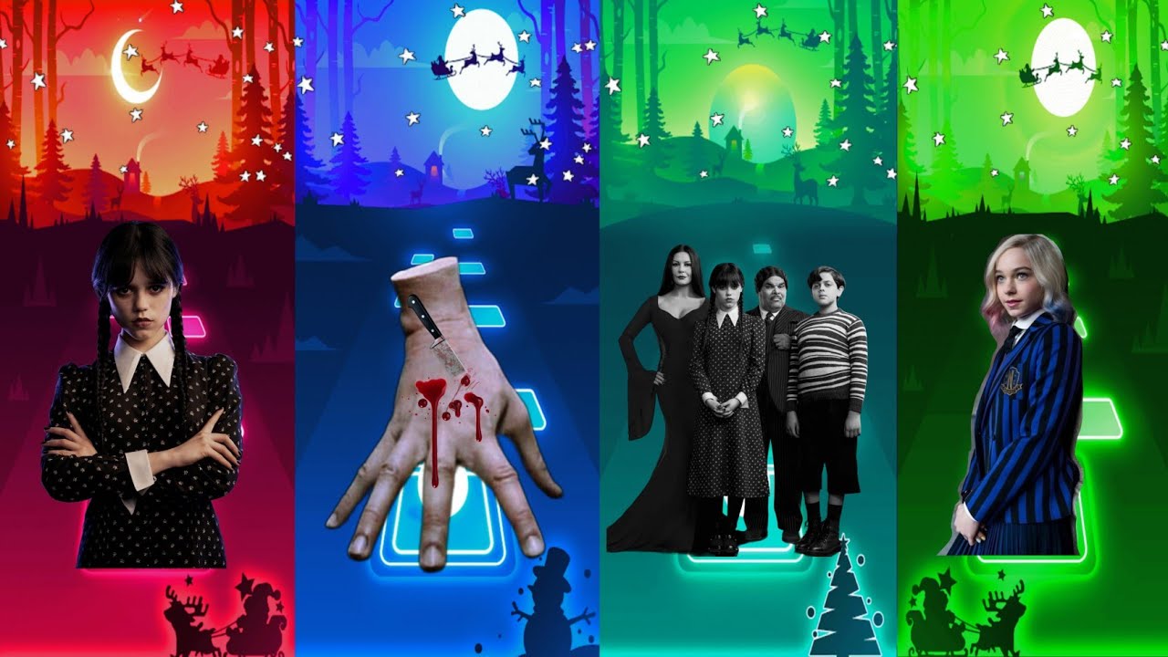 Wednesday Addams vs Thing vs Emma Myers (Enid Sinclair) vs Addams ...